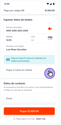 Conoce la Pantalla de Pago