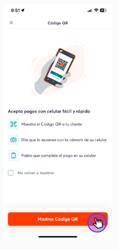 Conoce Pagos con Código QR